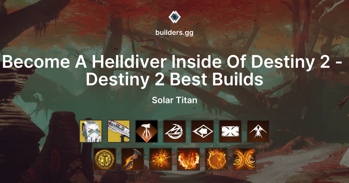 helldivers 2 build (g5zbdoq) - builders.gg